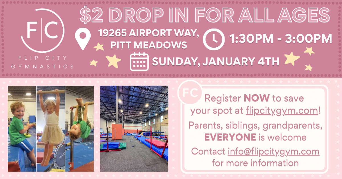 Join us for an exciting $2 Drop-In at Flip City Gymnastics in Pitt ...